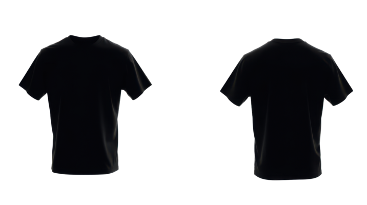 Dark Blue T Shirt Back And Front Pngs For Free Download