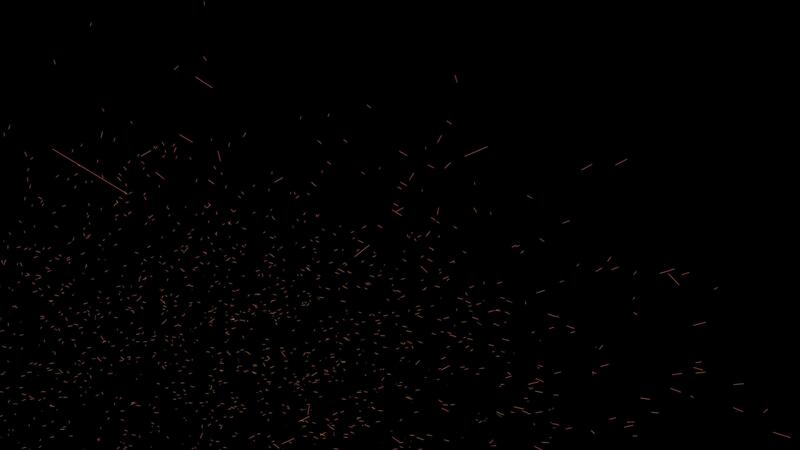 Cinematic Fire Sparks Particle Animation 4K Looping Background for Explosions Fireworks Bonfire ...