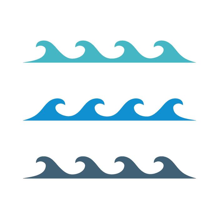 Simple Wave Vector Art, Icons, and Graphics for Free Download