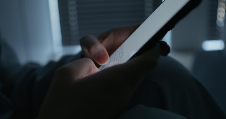 Person Scrolling On Phone Stock Video Footage for Free Download