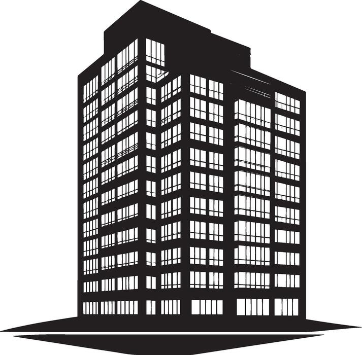 Black And White Building Vector Art, Icons, and Graphics for Free Download