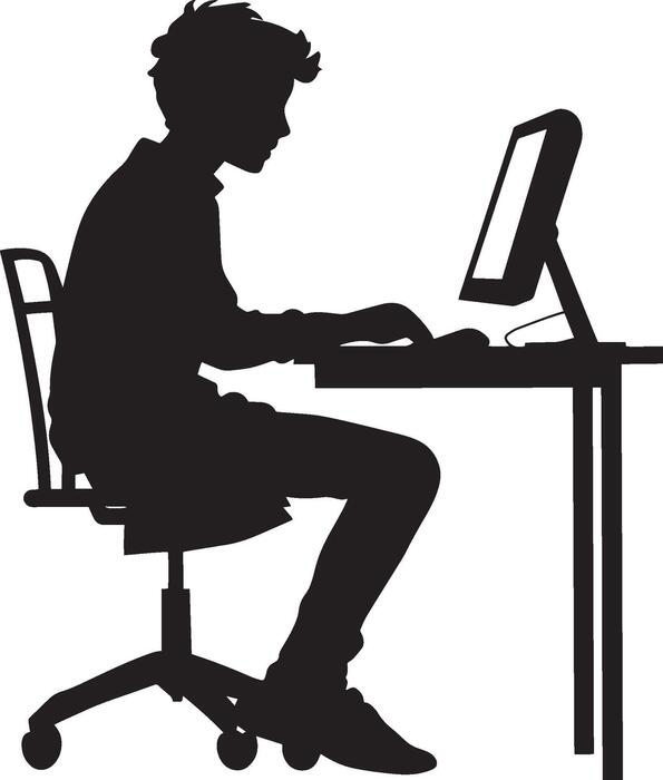 Student Computer Vector Art, Icons, and Graphics for Free Download