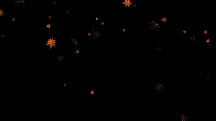 Animated Background Leaves Stock Video Footage For Free Download