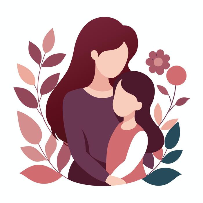 Mother Daughter Vector Art, Icons, and Graphics for Free Download