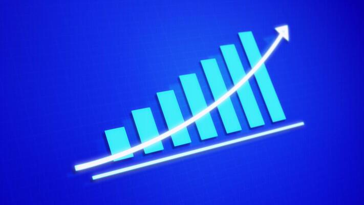 Increasing Graph Stock Video Footage for Free Download