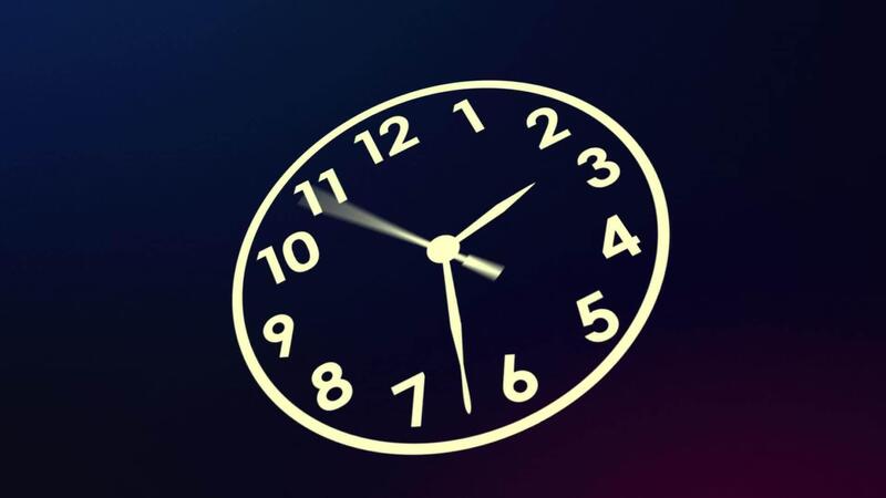 Time lapse animation analog Clock stopwatch icon Countdown timer 4K ...