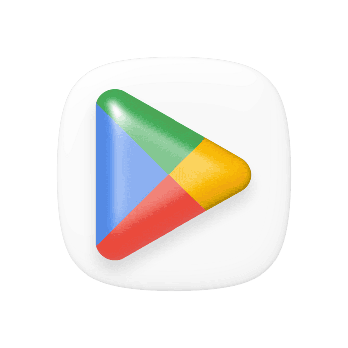 App Store Google Play PNGs for Free Download