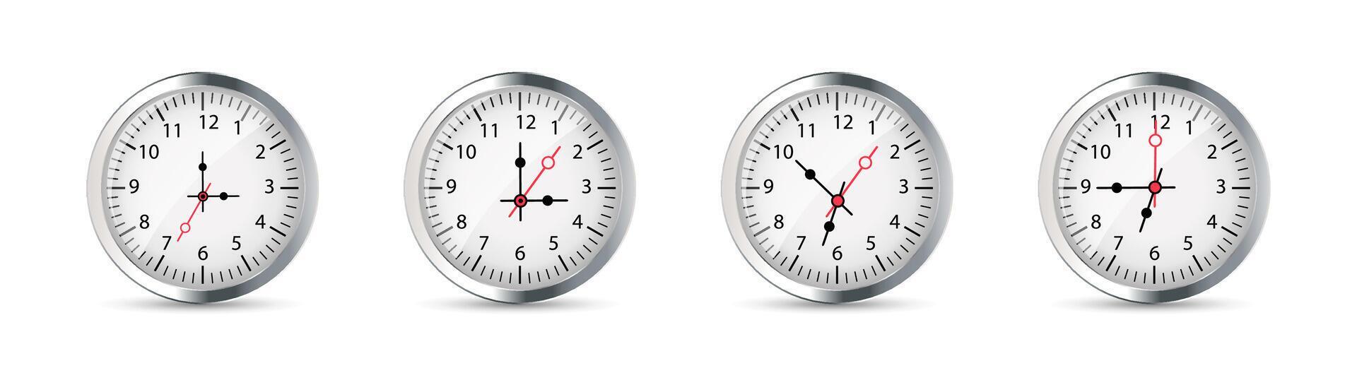 Analog Clock Vector Art, Icons, and Graphics for Free Download