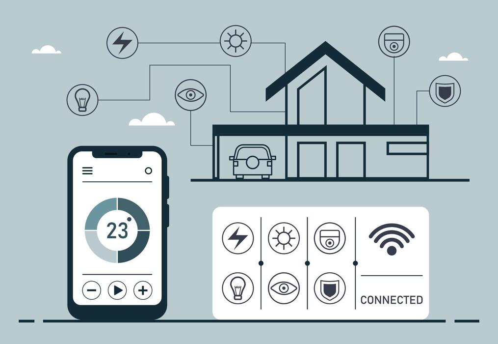 Smart Home Automation Vector Art Icons And Graphics For Free Download