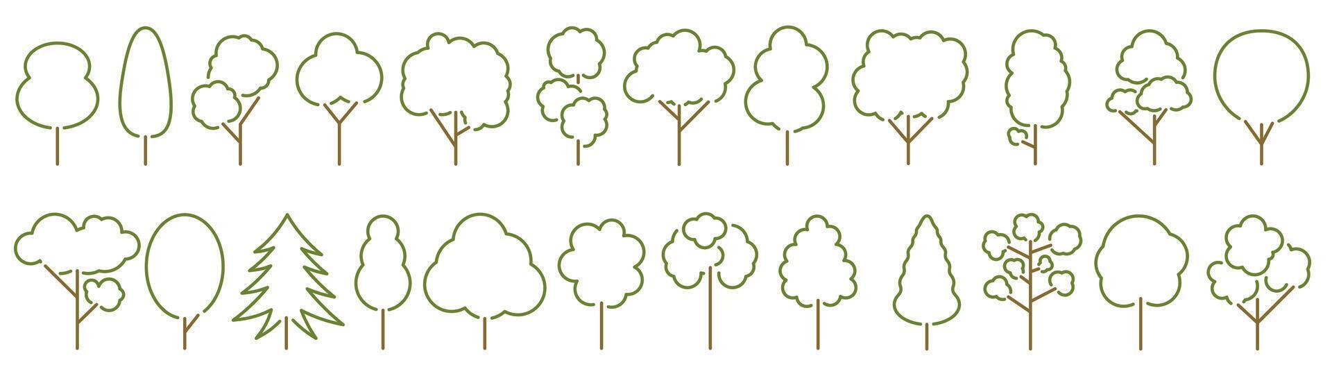 Tree Line Vector Art, Icons, and Graphics for Free Download