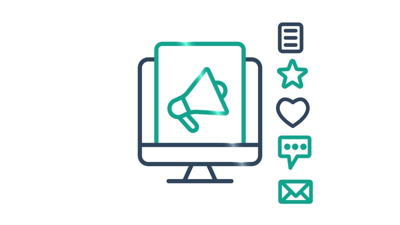 Digital marketing animated icon. animated icon related to business. suitable for user interface ...