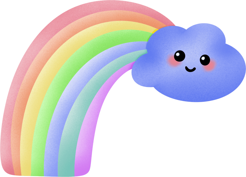 Rainbow Cartoon PNGs for Free Download