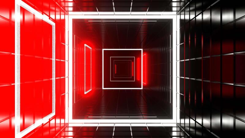 Red and White LED Dynamic Square Strobe Tunnel Background VJ Loop 4K 59703703 Stock Video at ...
