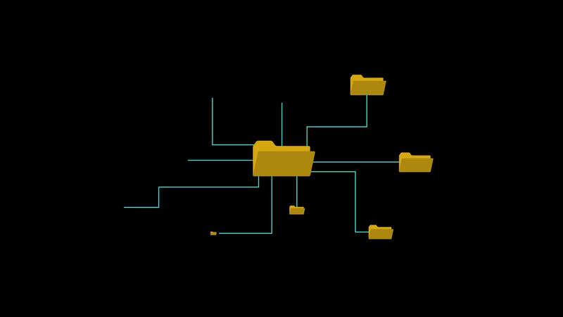 File Folder Tree Structure Animation Showing Organized Data Hierarchy 59945424 Stock Video At