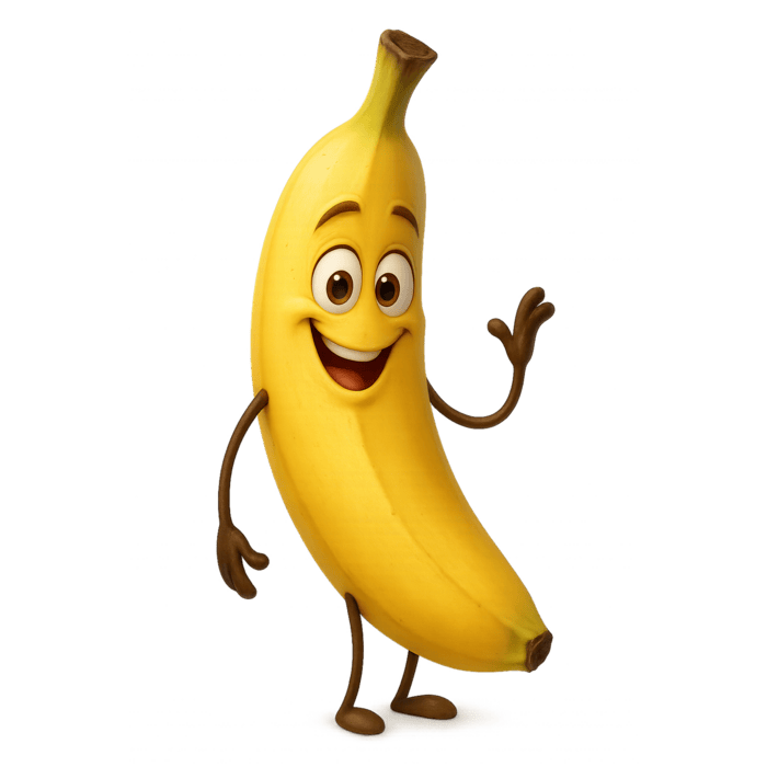 Banana Cartoon PNGs for Free Download