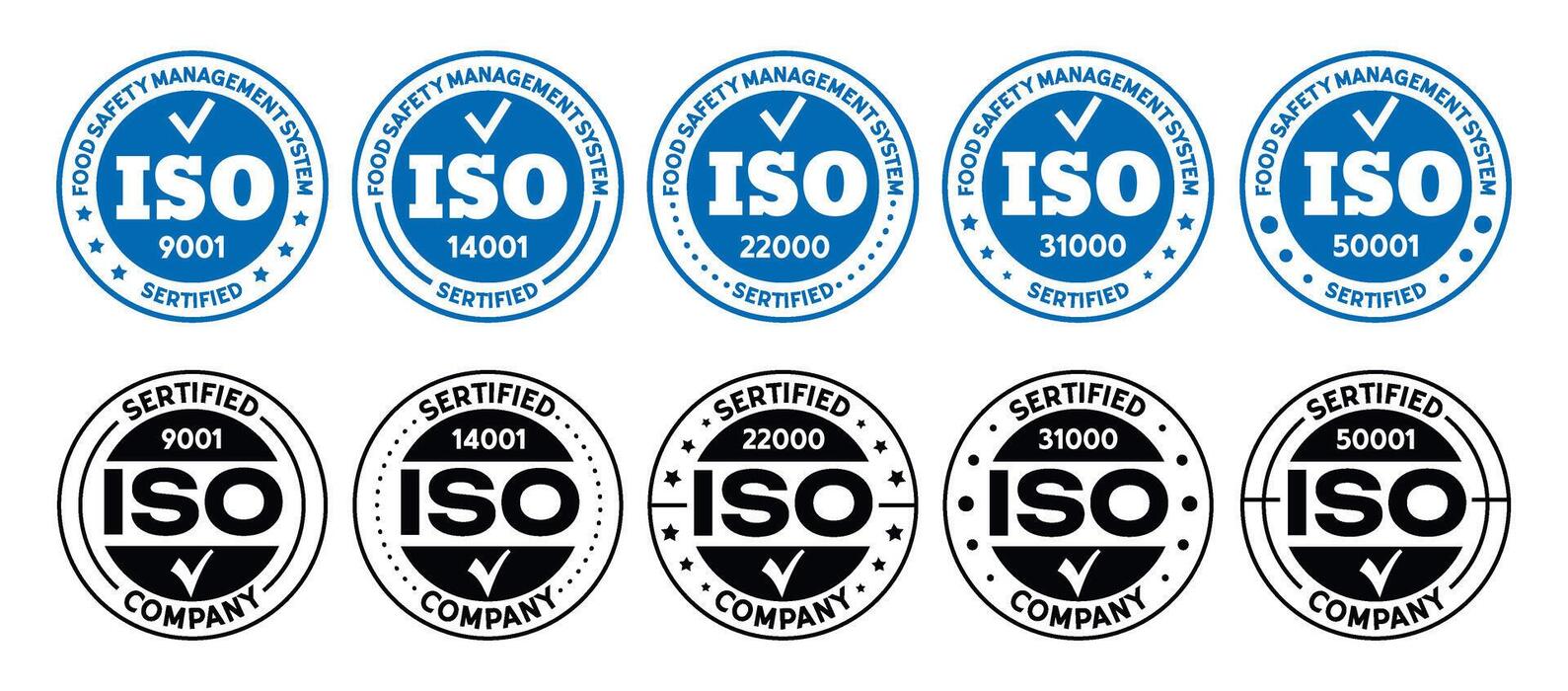 Iso Certified Logo Vector Art, Icons, and Graphics for Free Download