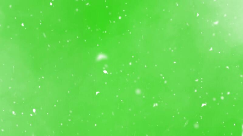 animation flowing snow particle animation on green or transparent background 60264453 Stock ...