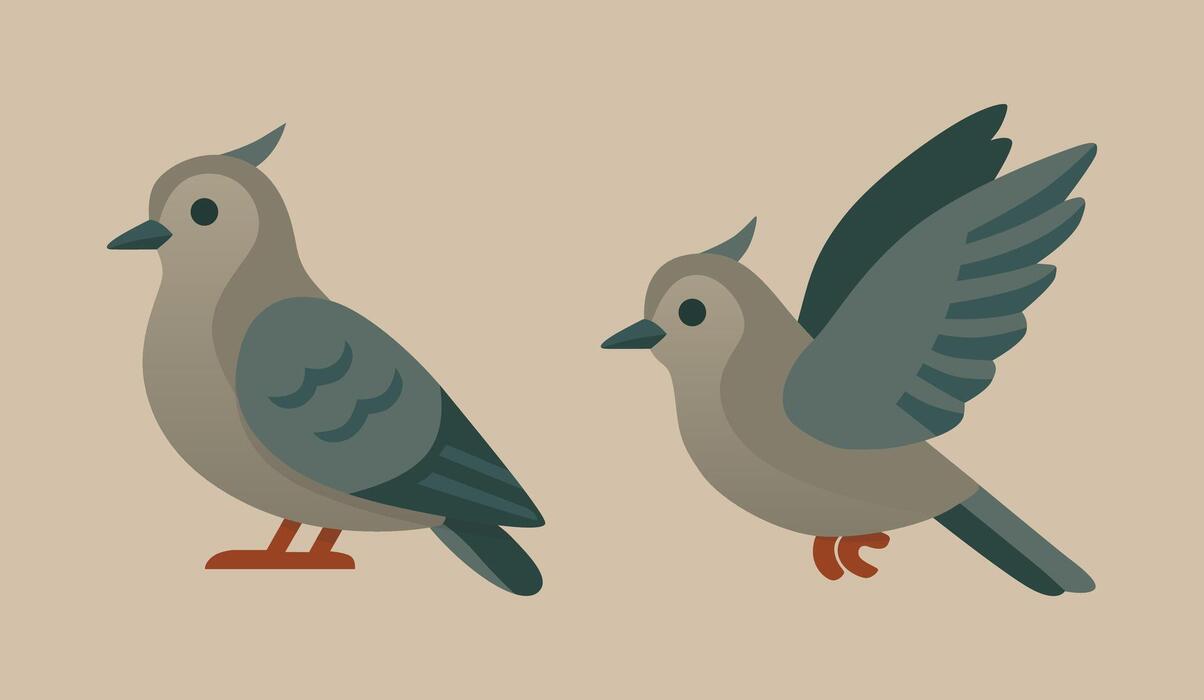 Simple Bird Vector Art, Icons, and Graphics for Free Download