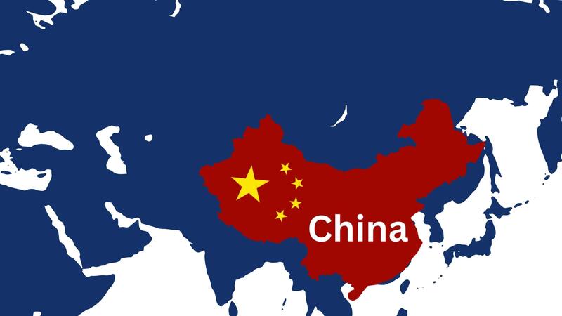 China Geography Map Lesson Identifying Chinas Place in the World Its Neighbors and Global ...