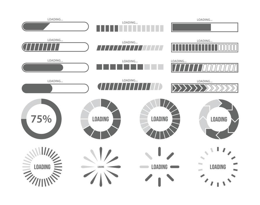 Loading Bar Vector Art, Icons, and Graphics for Free Download