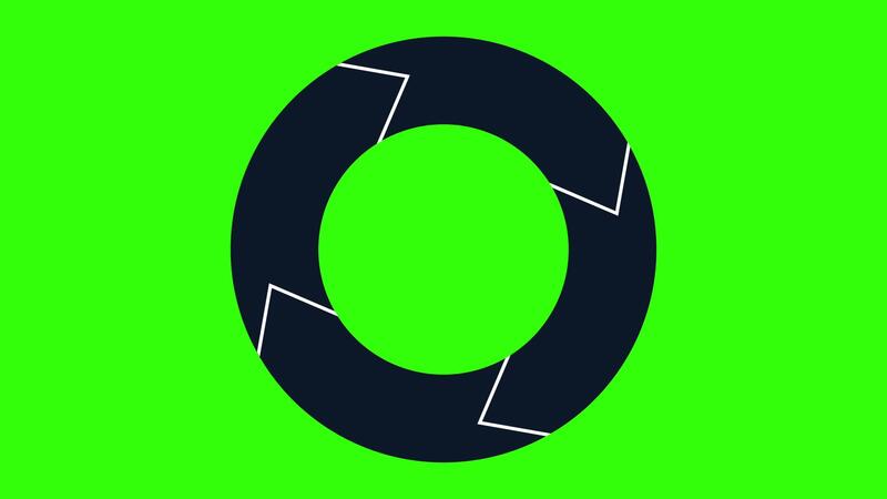 Recycle Symbol 4 Arrow Circle Cycle Rotating Arrow Icon Reload Rotation Reset Loop Sign