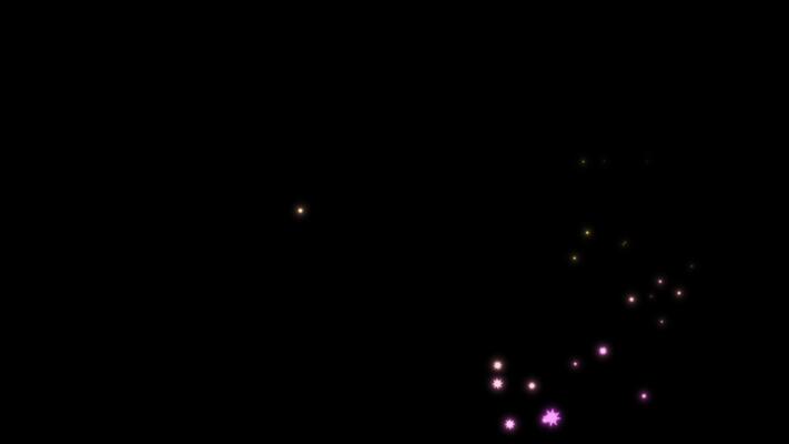 Shooting Stars Animation Stock Video Footage for Free Download