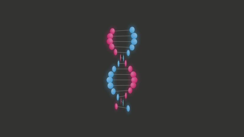 Elegant Rotating DNA Helix Animation 60702158 Stock Video at Vecteezy