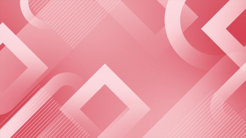 Red color wiggling geometric shapes with parallel lines modern design loop able geometrical ...