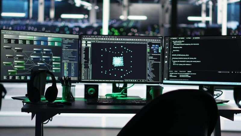 Computer Systems In Data Center Managing Network Resources Using Node Tree Software Visualizing