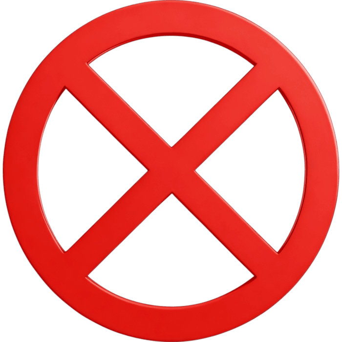 Do Not Symbol PNGs for Free Download