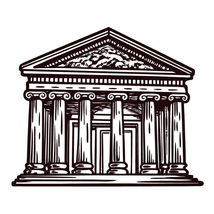 Ancient Greek Temple Vector Art, Icons, and Graphics for Free Download