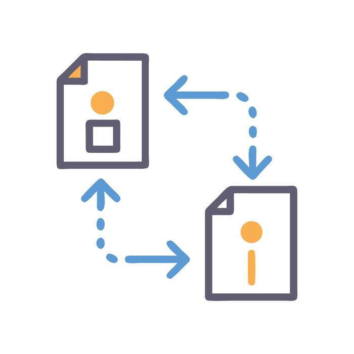 Data Migration Icon Vector Art, Icons, and Graphics for Free Download