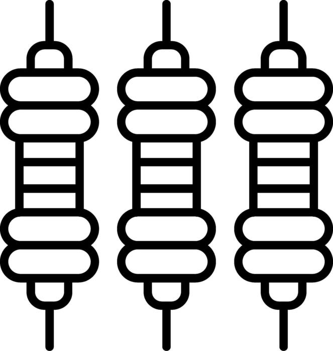 Resistor Outline Vector Art, Icons, and Graphics for Free Download