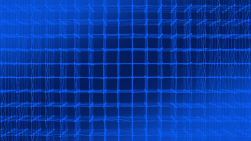 Royal Blue Color Lines And Dots Mesh Pattern Plexus Gradient Design Loop Able Geometrical