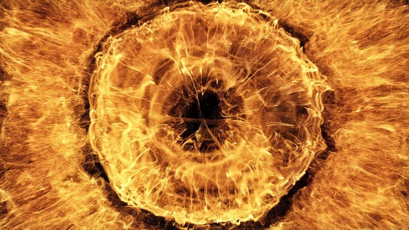 Fire Particle Shockwave Explosion With Alpha Channel Transparent Background Overlay 65771608 ...