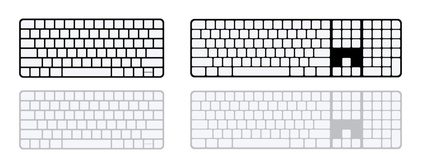 Computer Keyboard Keys Vector Art, Icons, and Graphics for Free Download