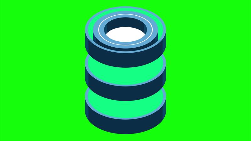 Isometric Cloud Database Animation Cloud Computing And File Cloud Storage Modern Technology