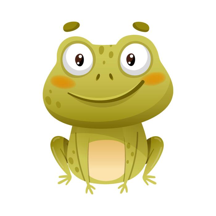 Cute Frog Cartoon Vector Art, Icons, and Graphics for Free Download