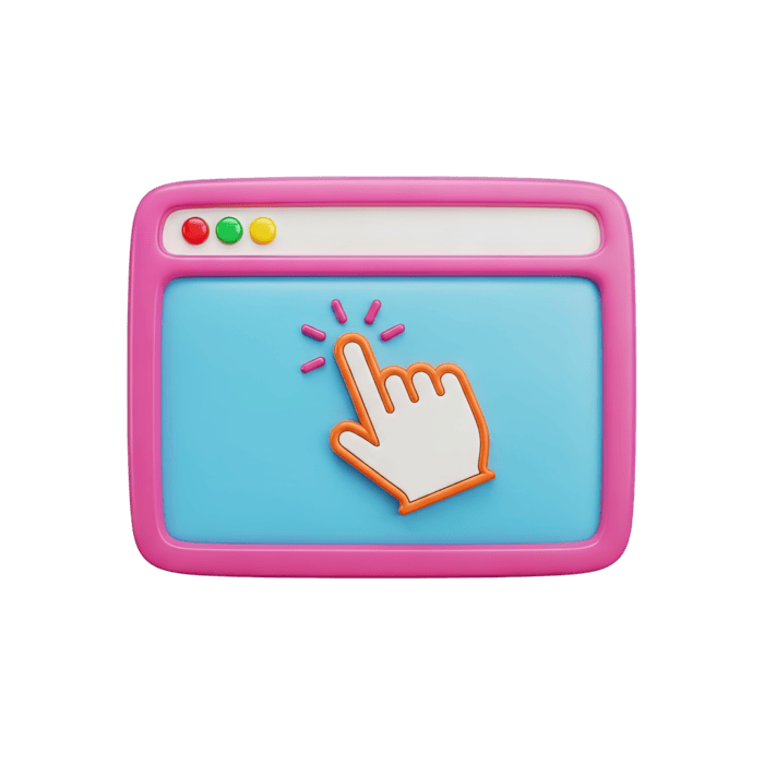 Mano Clic PNG para descargar gratis