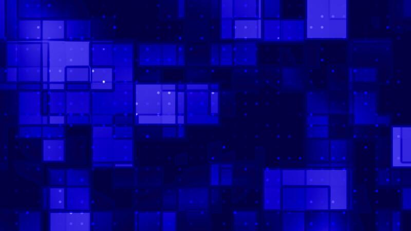 Abstract Blue Square Digital Background Glowing Pixels and Geometric Shapes 66305016 Stock Video ...