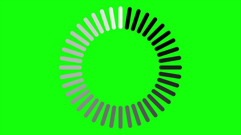 Loading circle animation. Round loading animation. White gradient dotted round loading. Loading ...