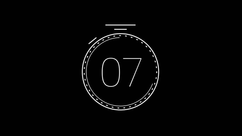 10 second countdown timer with a minimalist stopwatch countdown circle ...