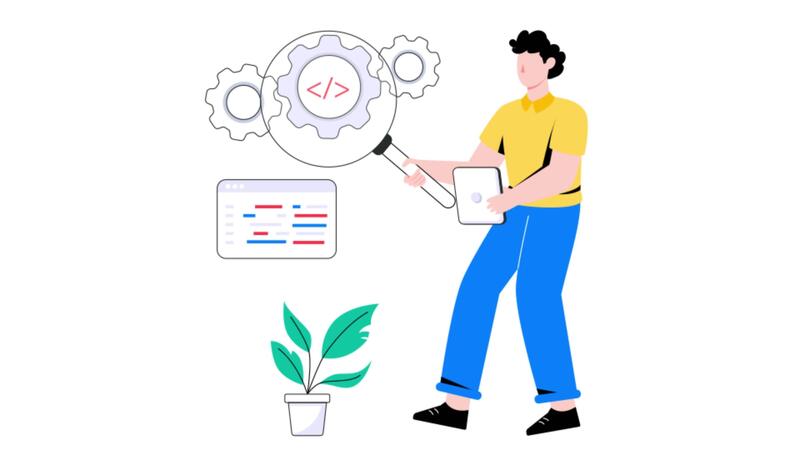 Code Optimization 2D Flat Animation. 66537478 Stock Video at Vecteezy