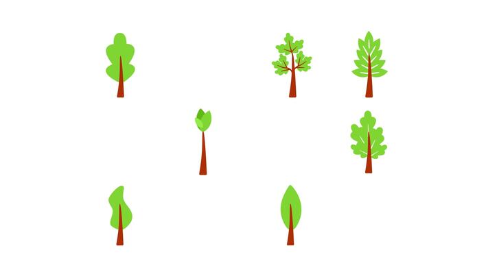Growing Tree Animation Stock Video Footage for Free Download