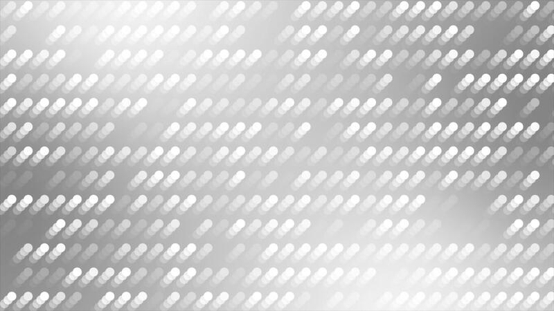 White Color Multiple Circular Shapes Appearing And Disappearing Modern Design Loop Able