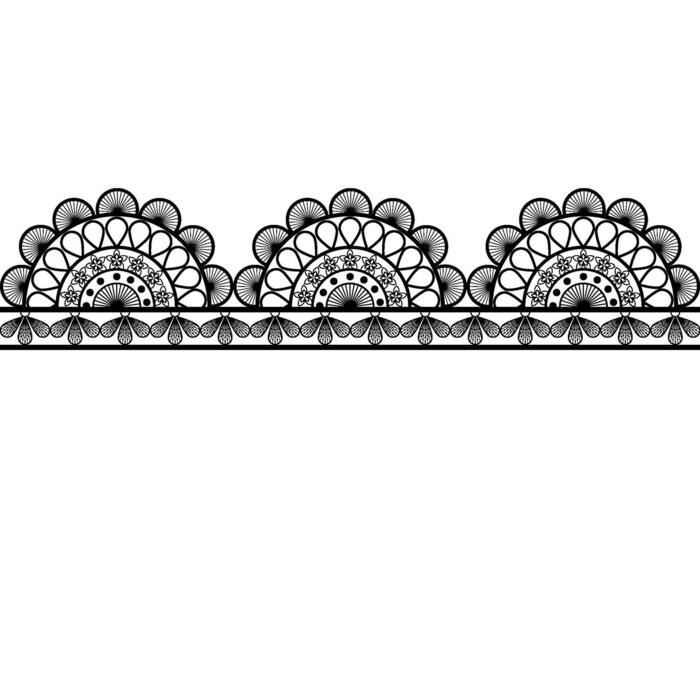 Scallop Lace Vector Art, Icons, and Graphics for Free Download