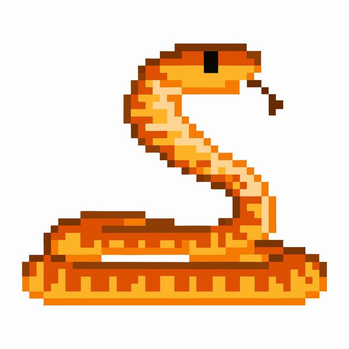 Pixel Snake Vector Art, Icons, and Graphics for Free Download