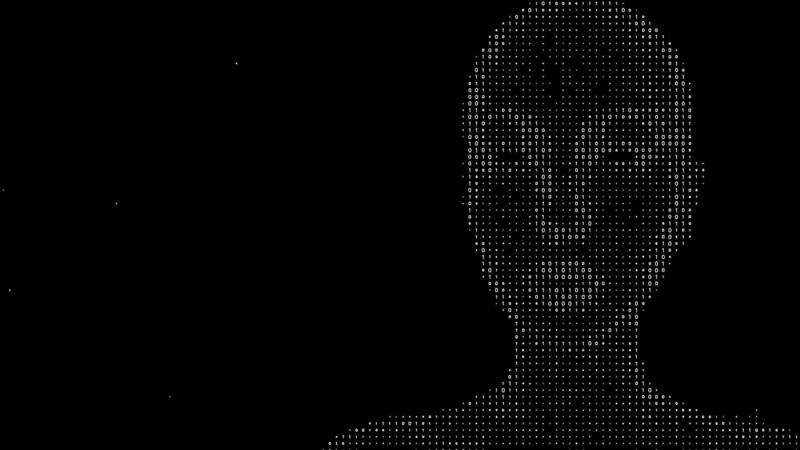 Digital Identity Concept With Binary Code Face. 66877648 Stock Video at ...