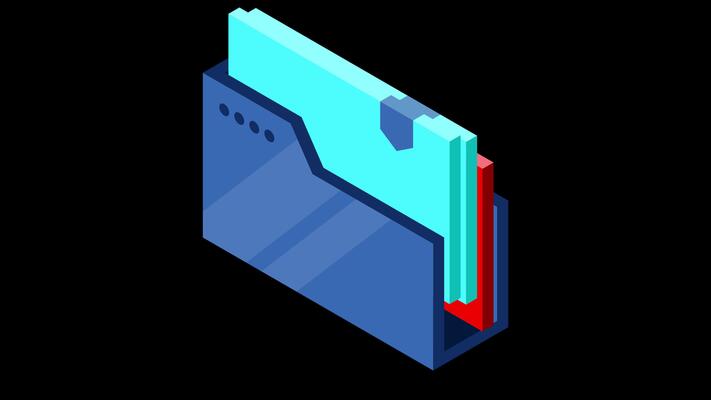 Folder Animation Stock Video Footage for Free Download