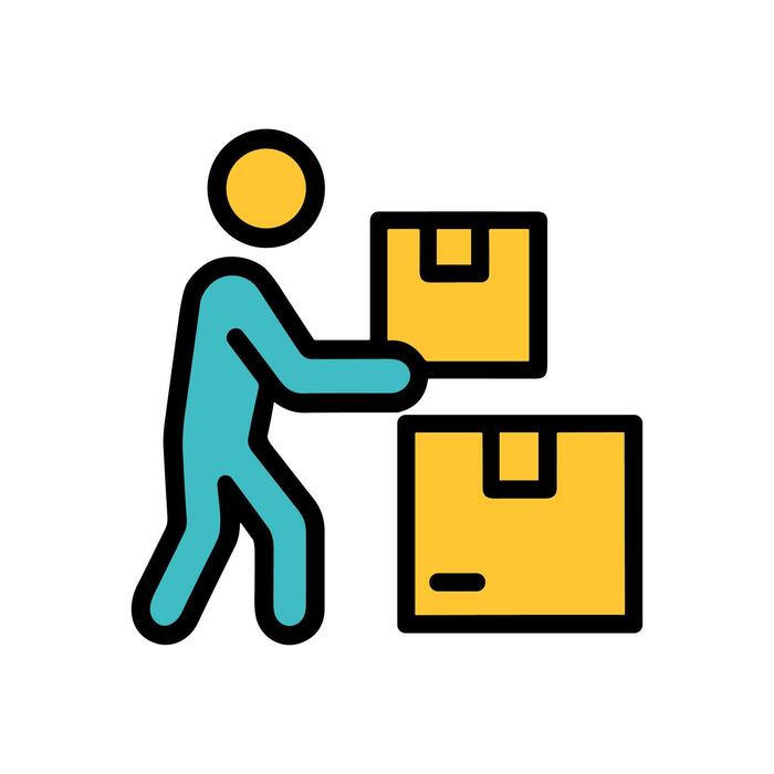 Manual Handling Icon Vector Art, Icons, and Graphics for Free Download
